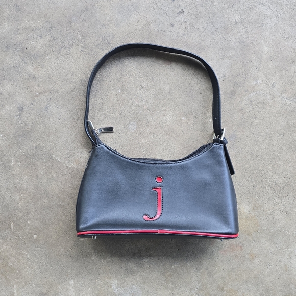 Bags | Vintage Y2k Initial Purse Monogram J Leather Shoulder Hand Bag ...